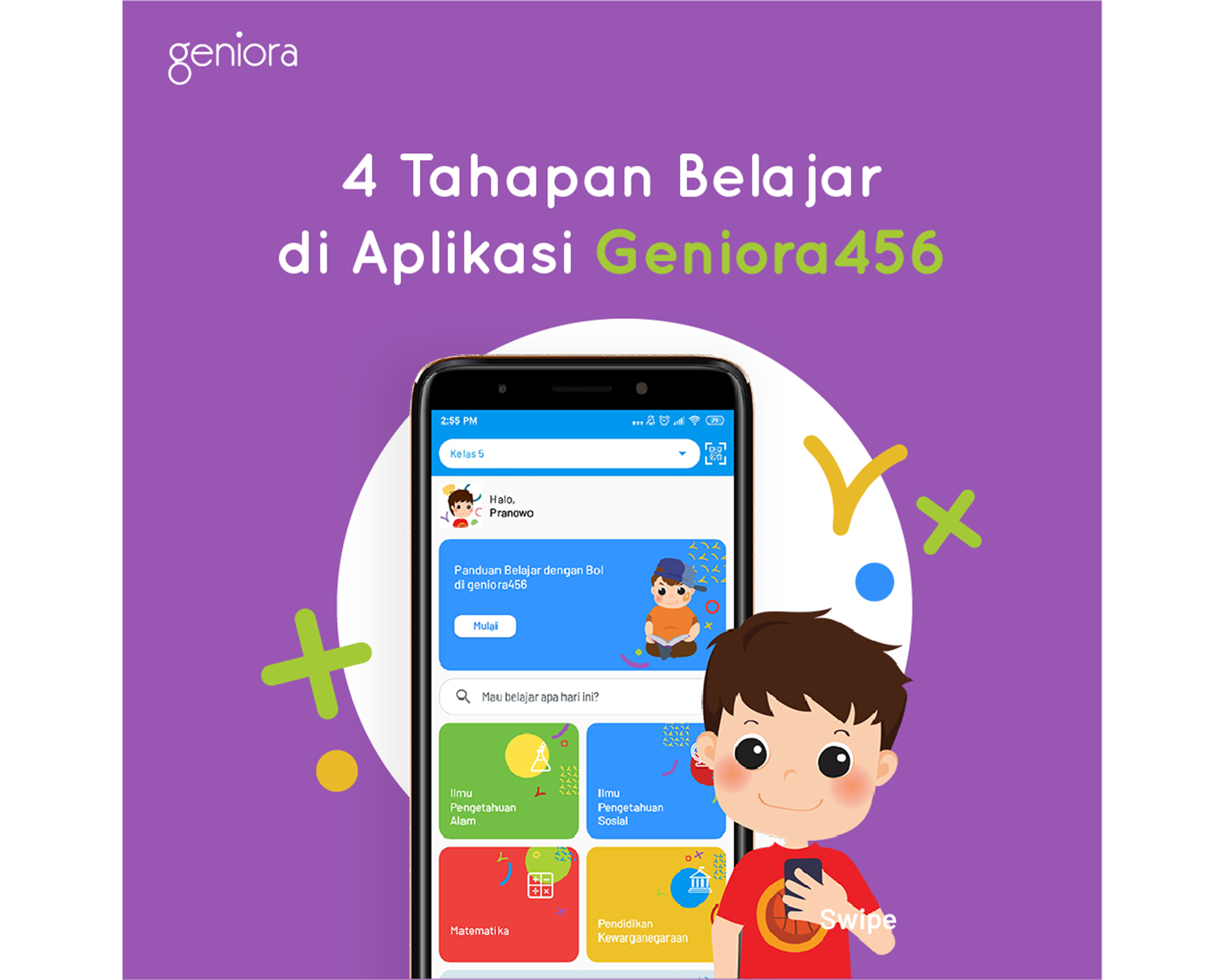 4 Tahapan Belajar di Aplikasi Geniora456