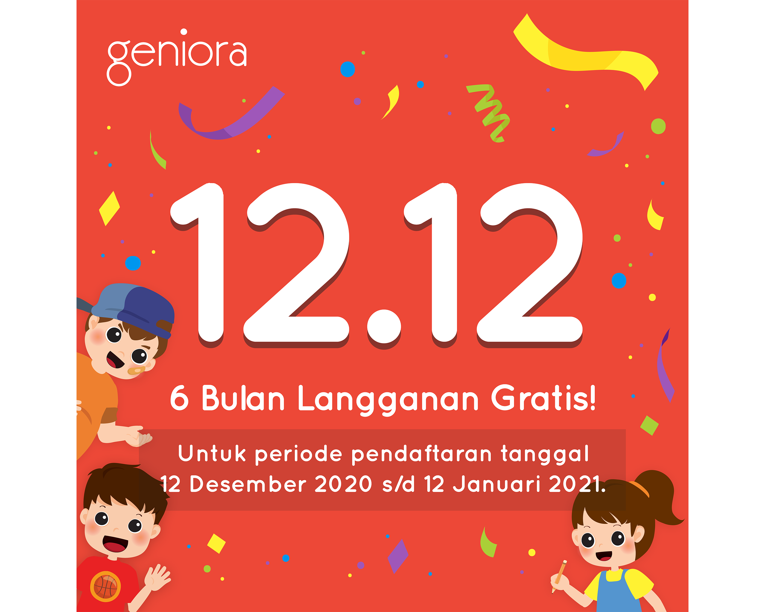 Rayakan 12.12 Bersama Geniora!